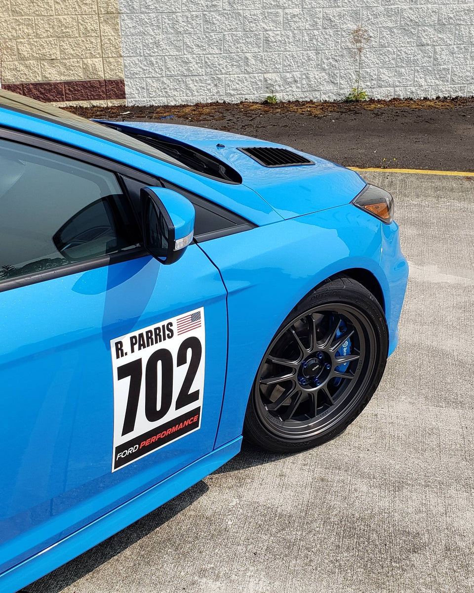 Custom Logo - Racing Number Cards – TrackPrep Performance